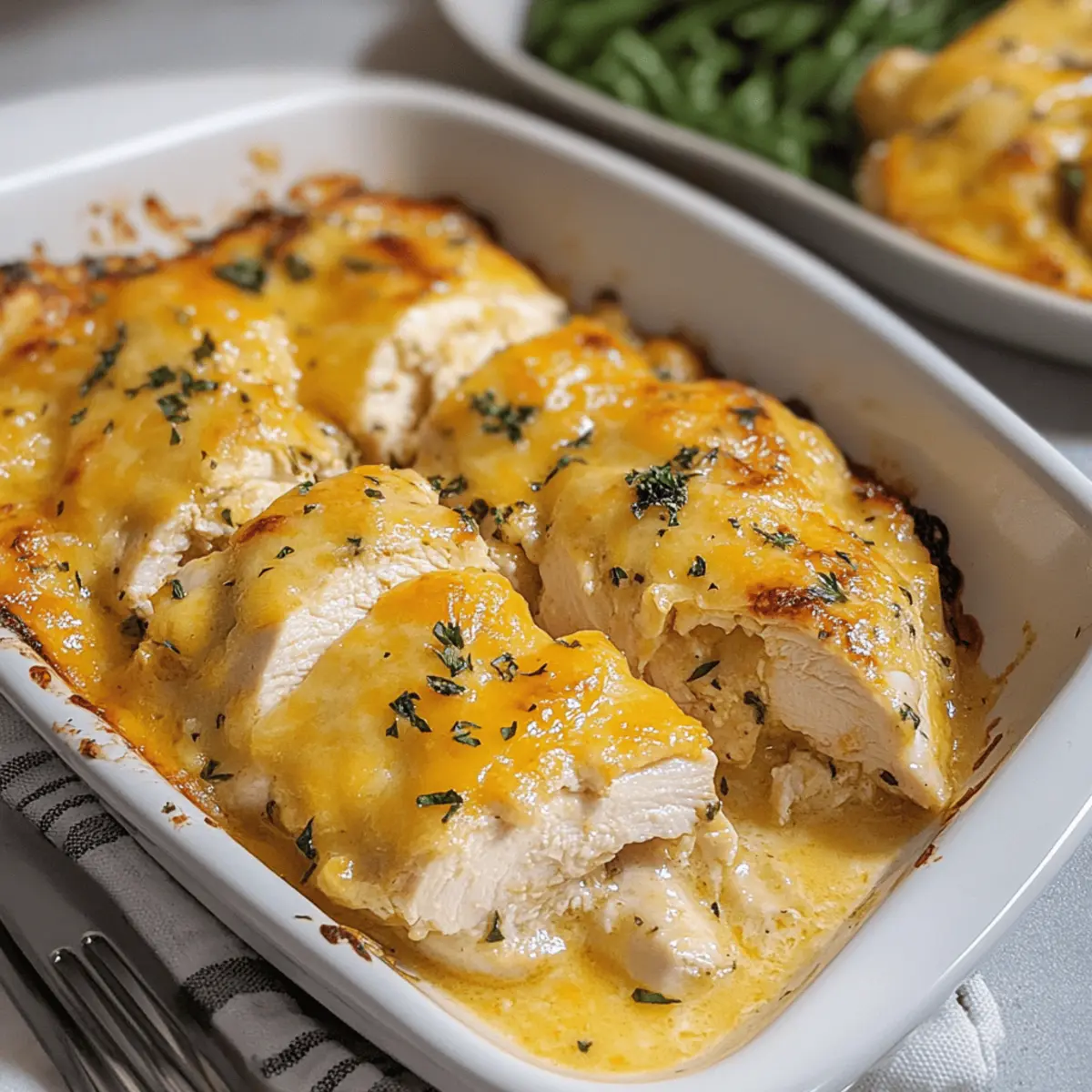 Ultimate Comforting Cheddar Ranch Chicken Bake